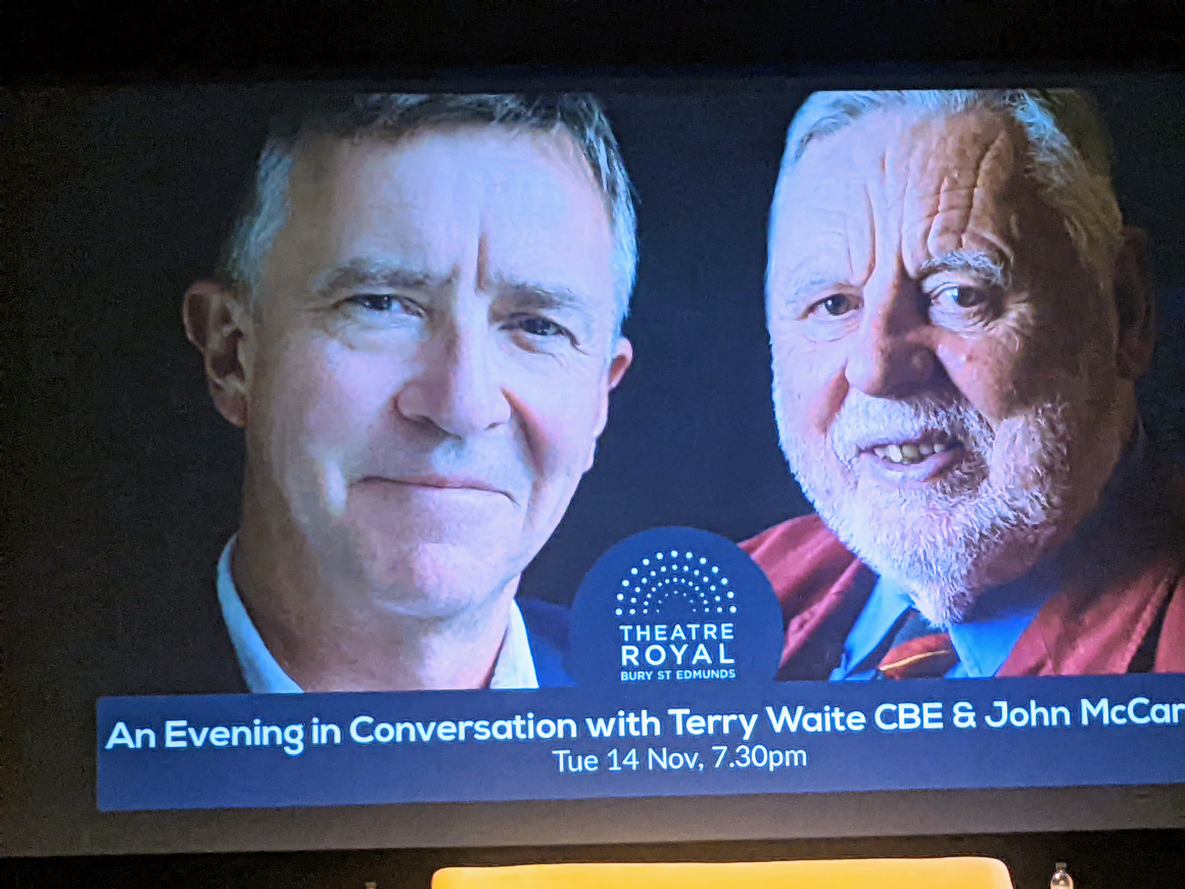 REVIEW – An Evening in Conversation with Terry Waite CBE & John ...